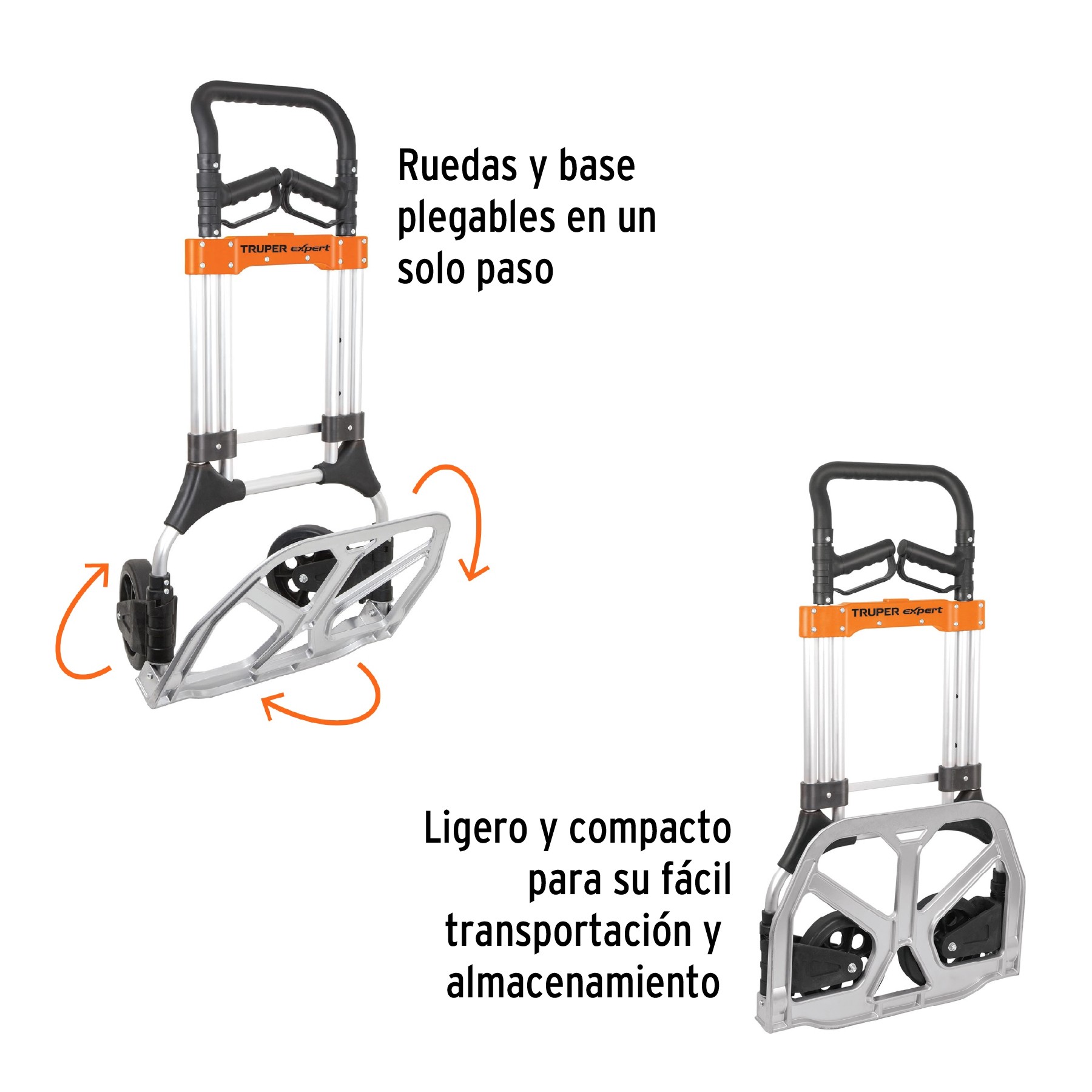 Diablo de carga, plegable, 200 kg, aluminio, Truper Expert - Ferretería ...